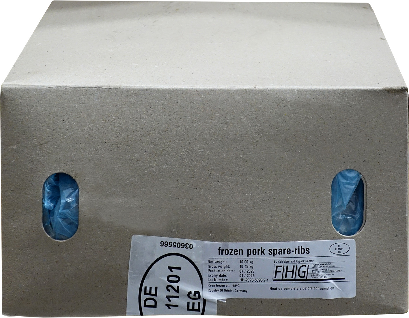 ## FHG German Spare Ribs (10kg box)